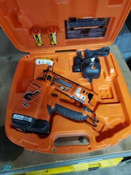 Paslode Cordless Framing Nailer with Charger and Accessories in Hard ...