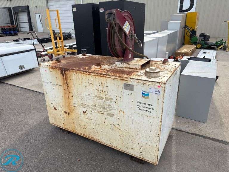 Heavy Duty Motor Oil Transfer Tank, 250 Gallons, with Graco B08A Mini ...