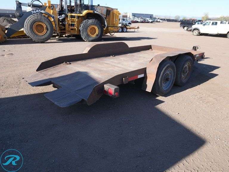1995 Bulter T/A Tilt Deck Equipment Trailer - Roller Auctions