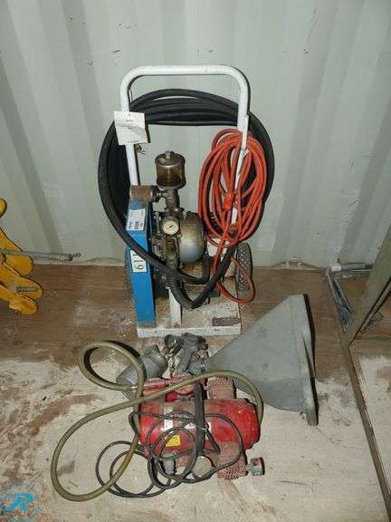 Kraft PC500 Texture Sprayer, Gast Vacuum Pump and Spray Gun - Roller ...