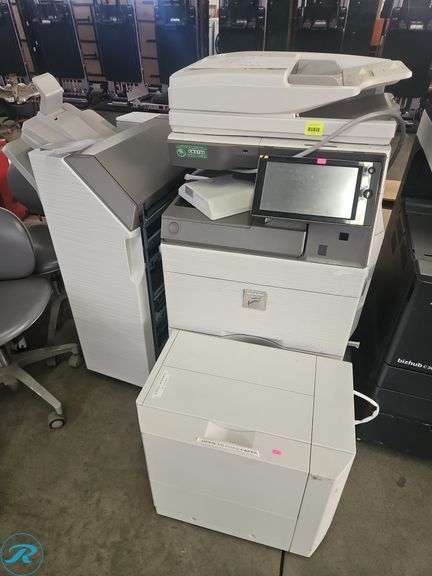 Sharp MX-6070 Laser Printer with Finisher and Paper Tray (Hard Drive ...