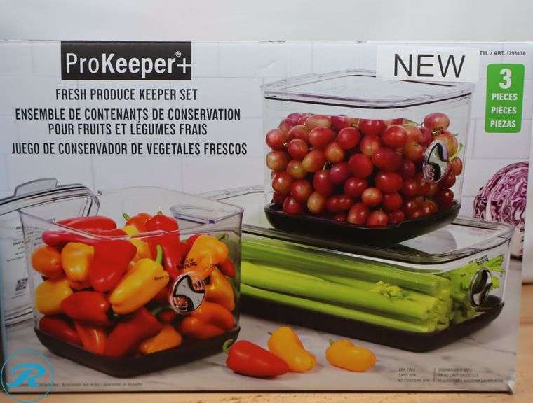(2) Snapware 38-piece Plastic Food Storage Set - New, (1) ProKeeper+ ...