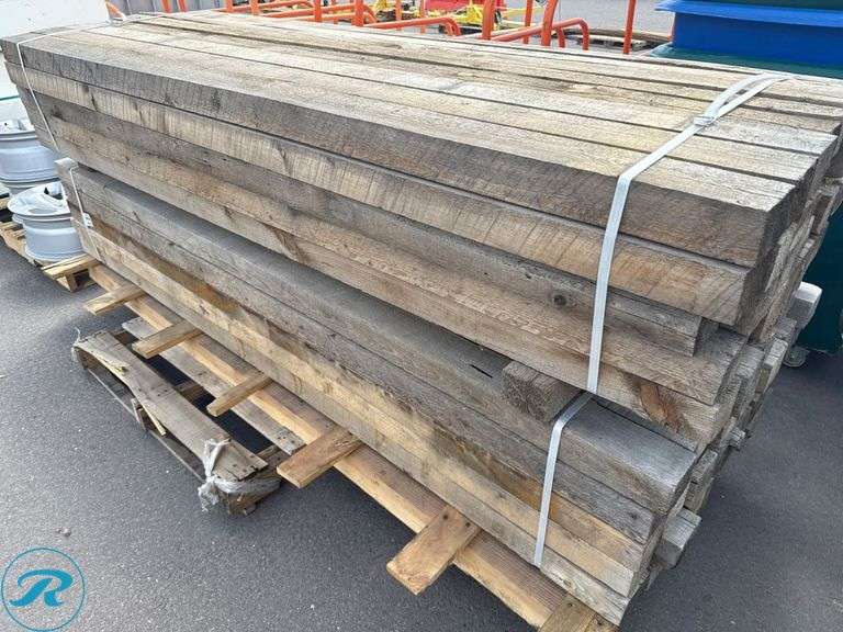 (2) Bundle of Wooden Beams, Approximately 97 in Long - Roller Auctions