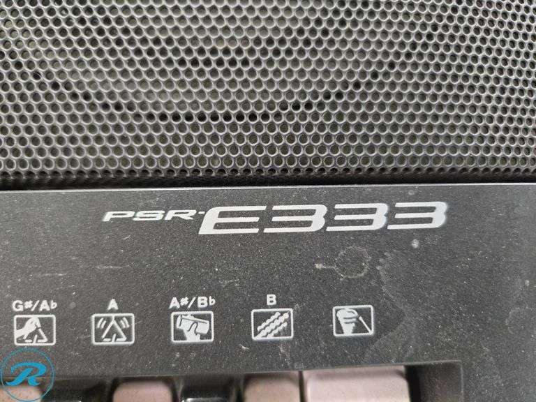 Yamaha PSR-E333 Keyboard with Stand and Adjustable Bench - Roller Auctions