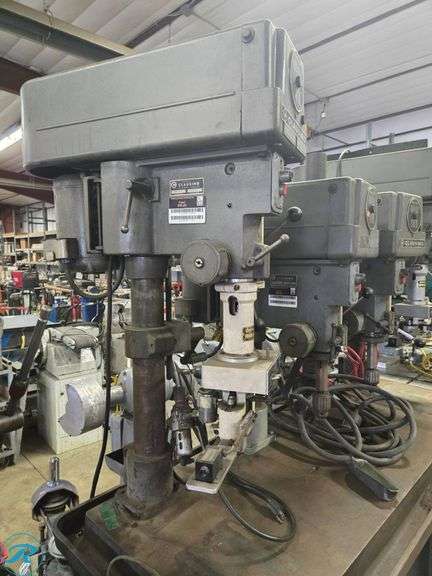 Clausing Multi-Head Drill Presses with Mounted Table (4 Units) - Roller ...