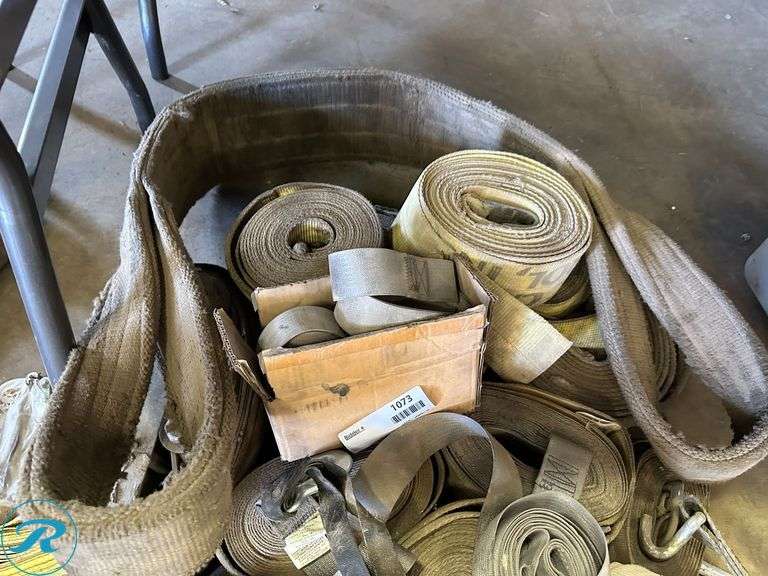 Assorted Rigging Slings and Ratchet Straps - Roller Auctions