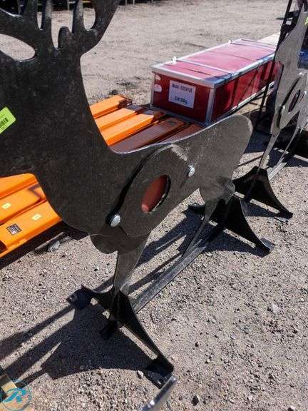 New Kit Containers AR500 Steel Deer Shooting Target With Heart Flapper ...