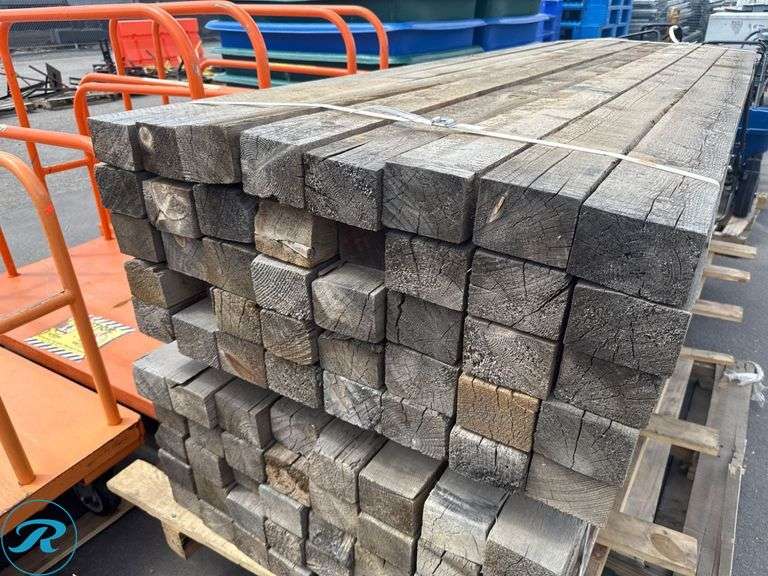 (2) Bundle of Wooden Beams, Approximately 97 in Long - Roller Auctions