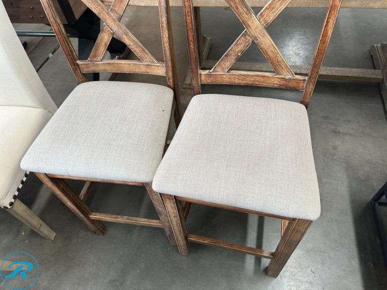 (4) Bar Height Stools - Roller Auctions