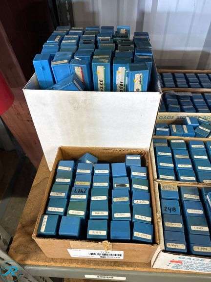 Assorted Plug Gauge Sets in Blue Storage Boxes (Approx. 200 Pieces) - Roller Auctions