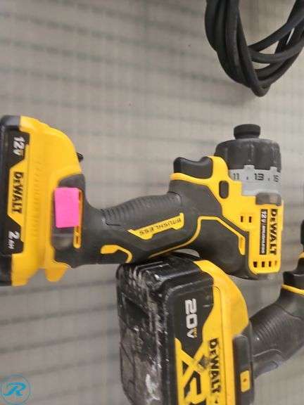 DeWalt DCF601 Impact Driver, 12V, DCD771 Drill, 20V - Roller Auctions
