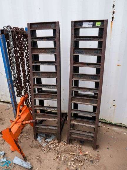 (2) Metal Ramps, 60" x 15" - Roller Auctions