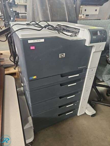 HP M750 Color Laser Jet Printer - Roller Auctions
