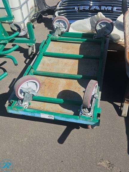 Set of (2) Flat Bed Carts Without Handles - Roller Auctions