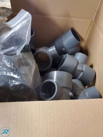 Assorted PVC Pipe Fittings and Connectors in Boxes - Roller Auctions