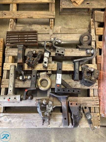 Assorted Steel Trailer Hitches and Coupling Components - Roller Auctions