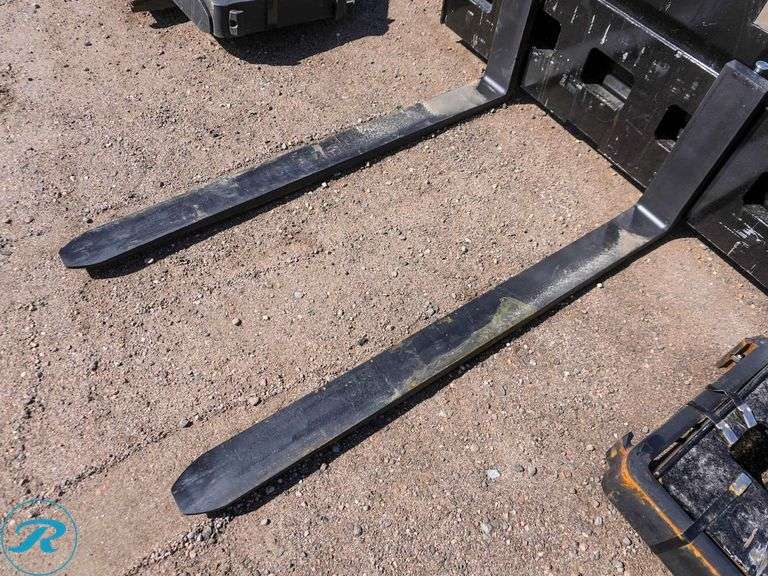 New Kit Containers Fork Attachment to Fit Skid Steer Loader, 60" Forks ...