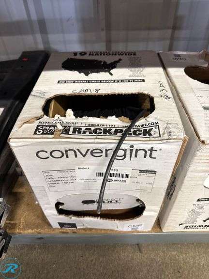 Convergint and Genesis Low-Voltage Cable Inventory - Roller Auctions