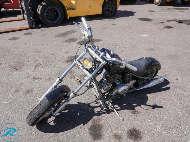 Mini Chopper Motorcycle, Gas, 50 CC - Roller Auctions