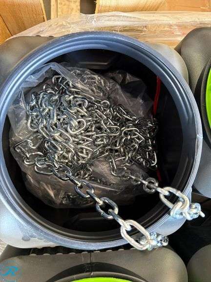 (4) Forney 70421 Zinc-Plated Double Loop Chain (9×100) 1.2 Kg Reel ...