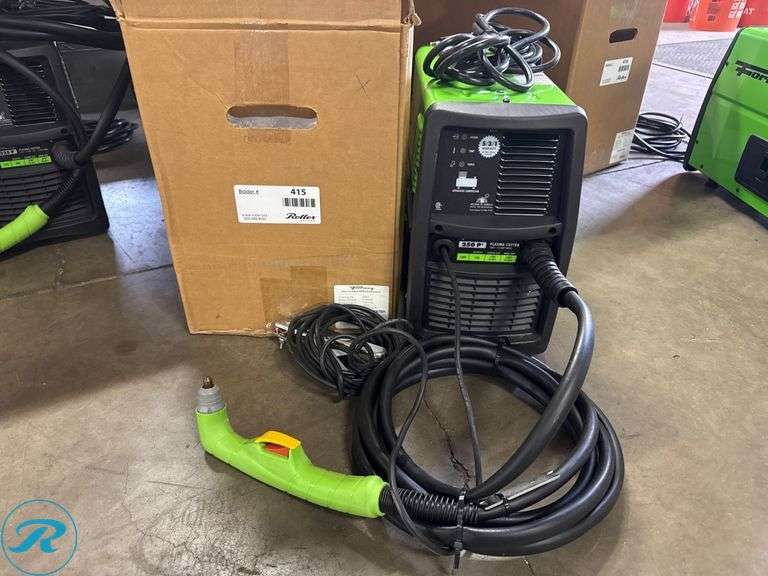 Forney 250P Plasma Cutter with Cables and Torch, 120V, 12 Amps - Roller ...