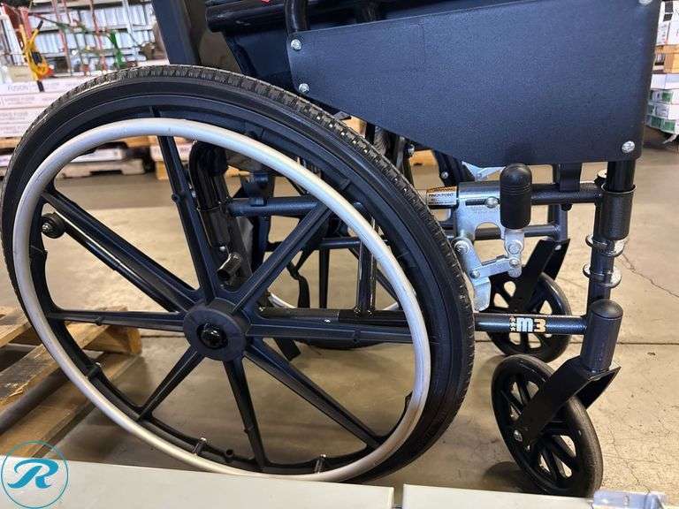 Drive Manual Wheelchair with Black Frame, Folding Design - Roller Auctions