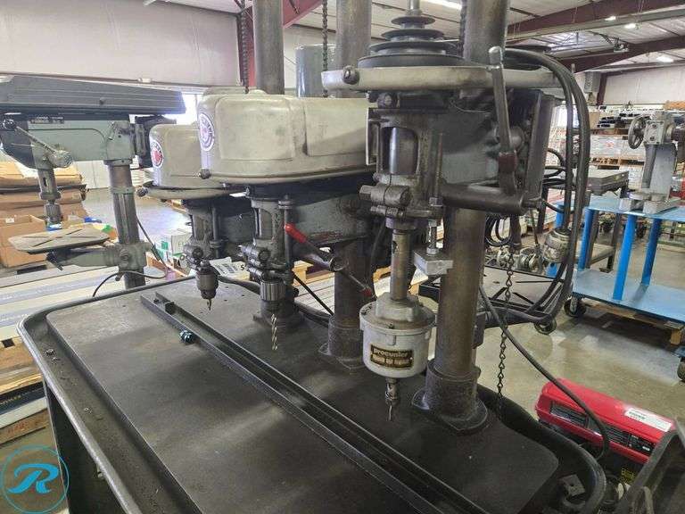 Rockwell Delta Multi-Spindle Drill Press with Table Surface - Roller ...