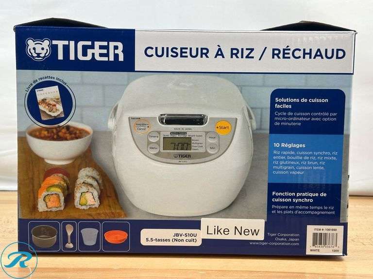Tiger Rice Cooker/Warmer- New - Roller Auctions