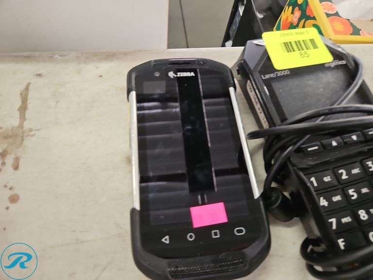 Zebra TC720L Barcode Scanner and Ingenico Lane/3000 POS Terminal ...