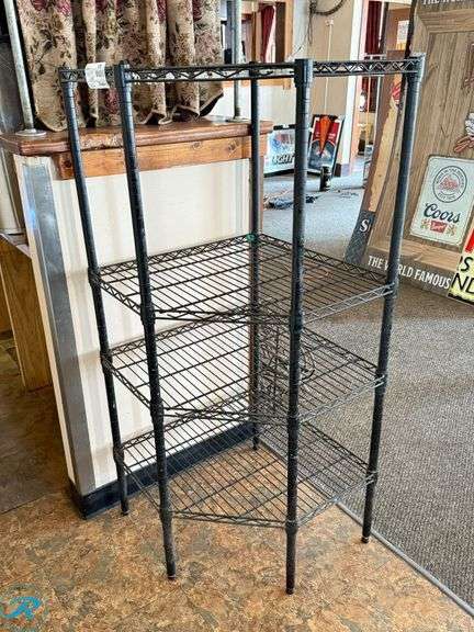 4-Tier Corner Wire Rack - Roller Auctions