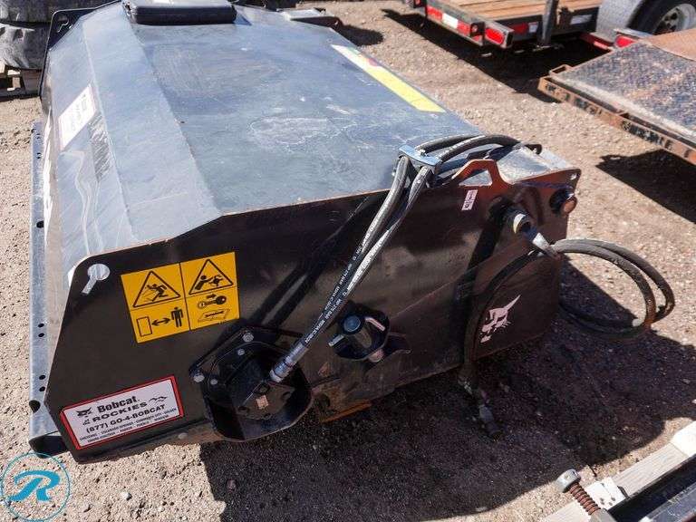 Bobcat Hydraulic 60" Box Broom/ Sweeper Attachment to Fit Skid Steer ...