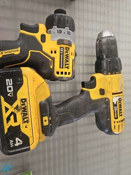 DeWalt DCF601 Impact Driver, 12V, DCD771 Drill, 20V - Roller Auctions