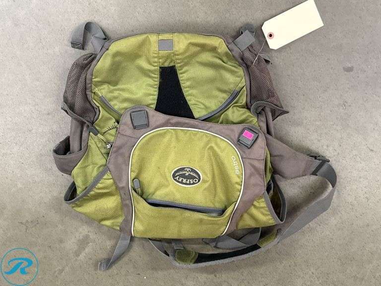 Osprey Green and Gray Backpack - Roller Auctions