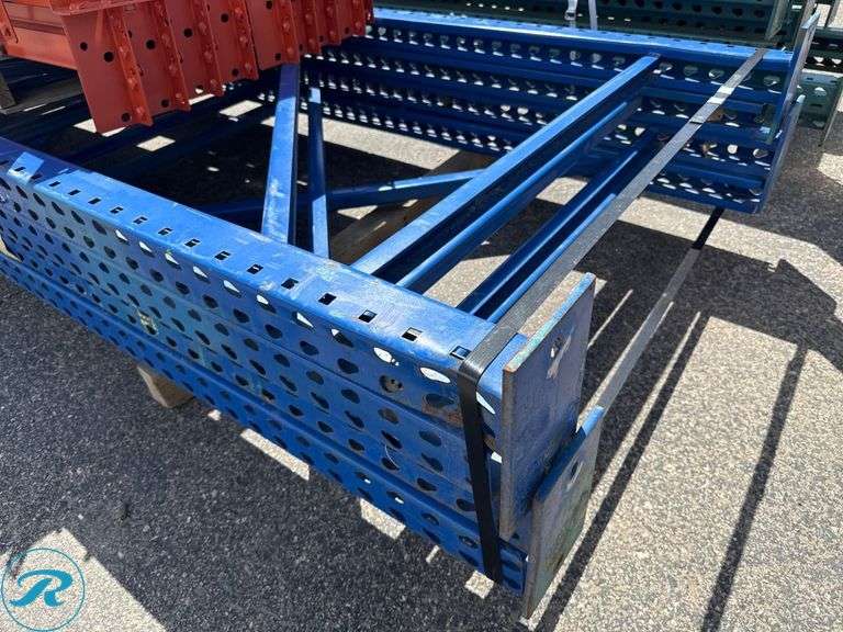 (4) 42 in x 16 ft Uprights and 96 in Crossmembers with Steel Frame ...