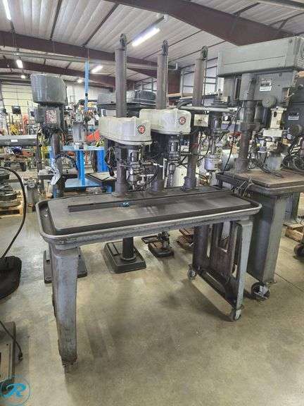 Rockwell Delta Multi-Spindle Drill Press with Table Surface - Roller ...
