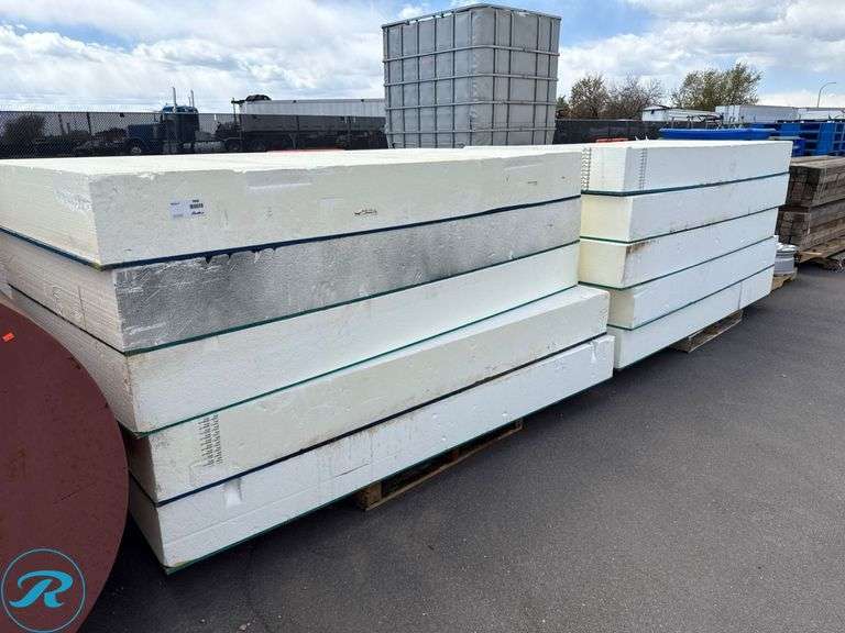 (10) 48 in x 96 in Foam Insulation Panels - Roller Auctions