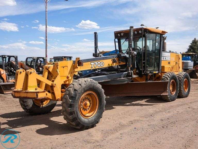 2007 John Deere 770D RWD Motor Grader - Roller Auctions