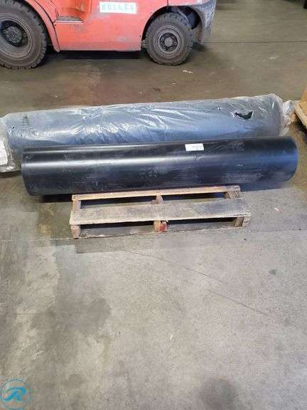 Rolls of Industrial Material Including Plastic Sheeting and Fabric on ...