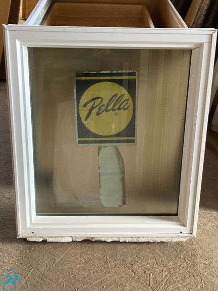 (1) Pella 250 Series 27" x 30" Fixed Window (Obscured Glass Privacy ...