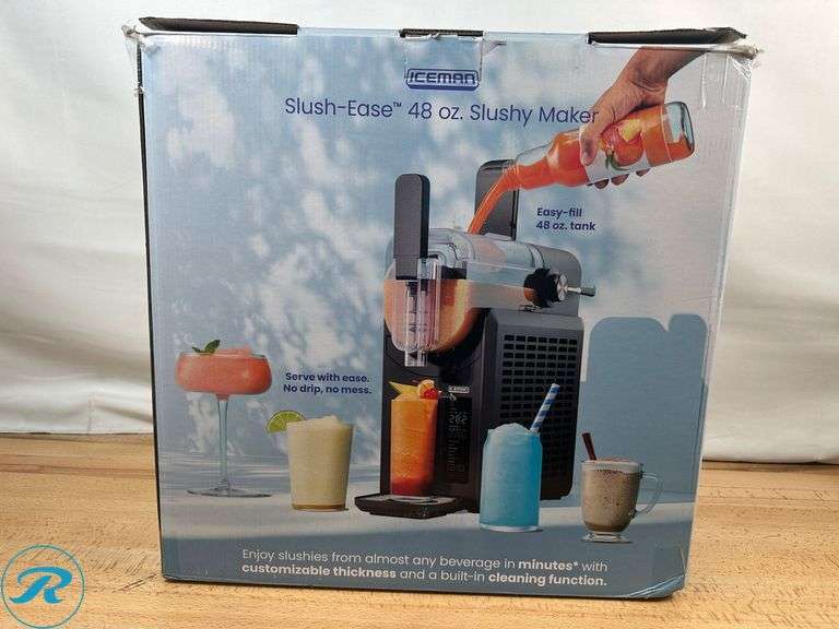 Iceman Slush-Ease Slushie Machine, Frozen Drink Maker & Slushy Machine ...