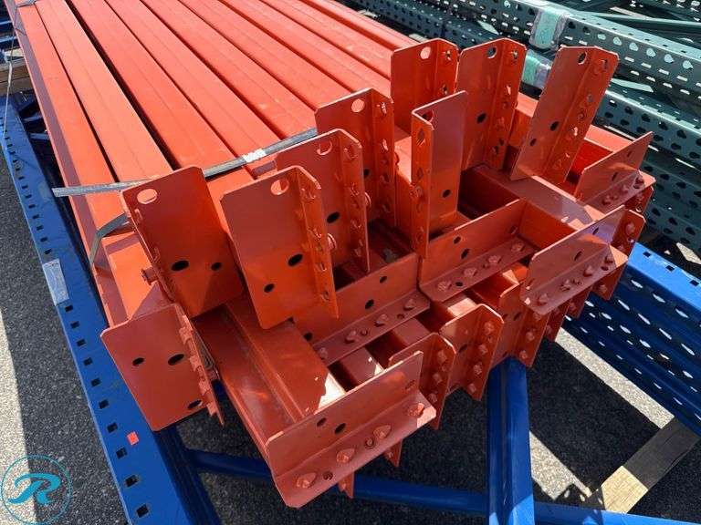 (4) 42 in x 16 ft Uprights and 96 in Crossmembers with Steel Frame ...