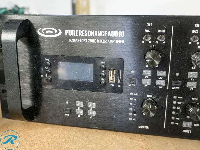 Pure Resonance Audio RZMA240BT Zone Mixer Amplifier - Roller Auctions