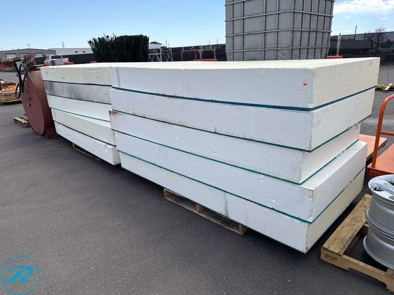 (10) 48 in x 96 in Foam Insulation Panels - Roller Auctions