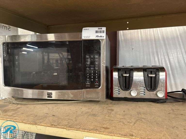 Kenmore Model 405.72123310 Microwave Oven and Ginny’s SLT-057 4-Slice ...