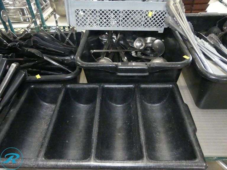 Shelf Of Kitchen Utensils & Tubs - Roller Auctions