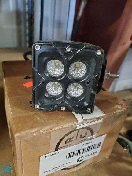 LED Light Pod, 4-Bulb, Rectangular - Roller Auctions