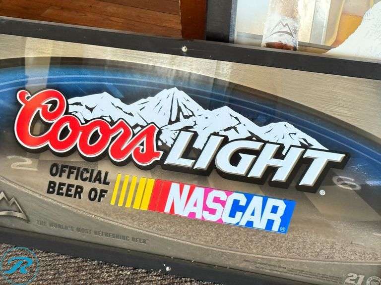 Coors Light Nascar Mirror and Coors, Coors Light Mountain Mirror ...