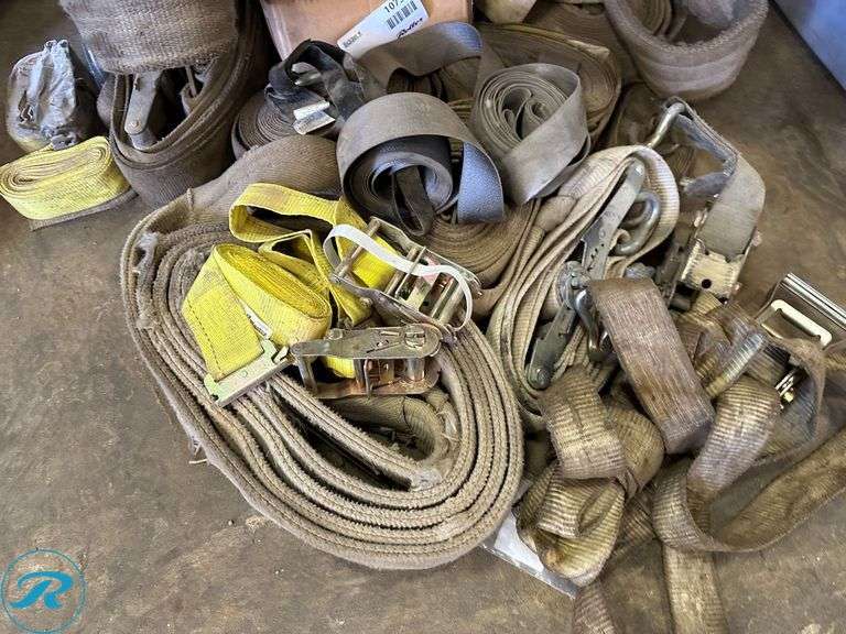 Assorted Rigging Slings and Ratchet Straps - Roller Auctions