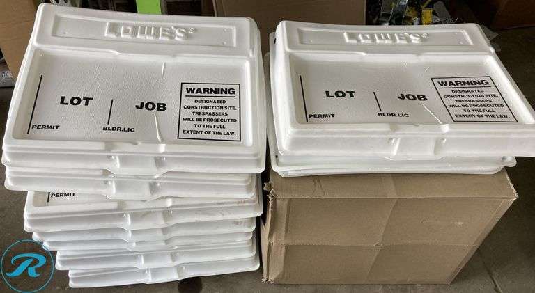(14) New- Lowe's 21.75-in W x 21.75-in H White Plastic Jobsite Box ...