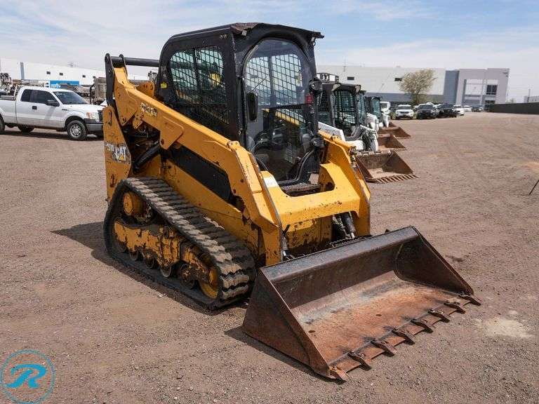 2016 Caterpillar 259d Crawler Skid Steer Loader Roller Auctions